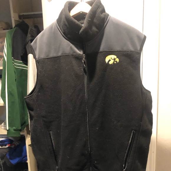 cs crable | Sweaters | Iowa Hawkeye Zip Up Vest | Poshmark